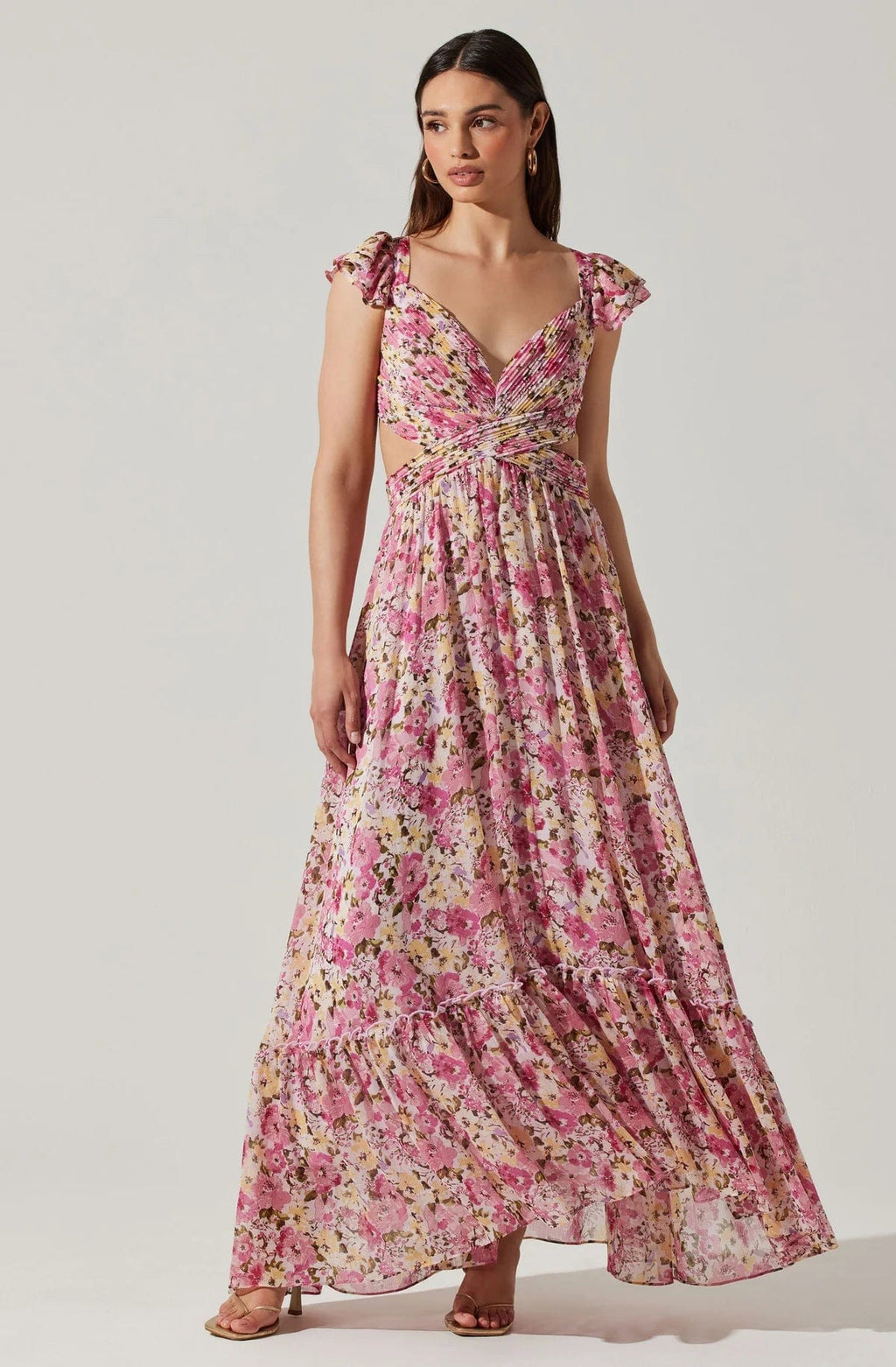 ASTR The Label Primrose Floral Strappy Back Maxi Dress| Wild Dove ...