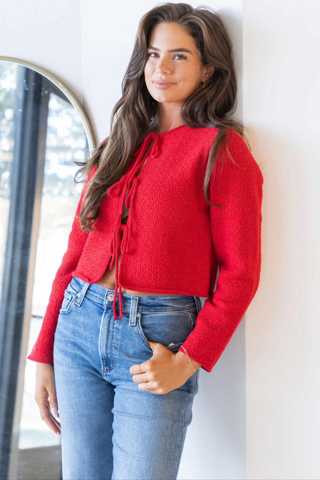 MAXINE Laikyn Tie Front Cardigan | Wild Dove Boutique | San Diego,CA